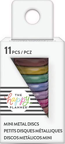 Me & My Big Ideas Happy Planner Mini Metal Expander Discs 11/Pkg-Rainbow