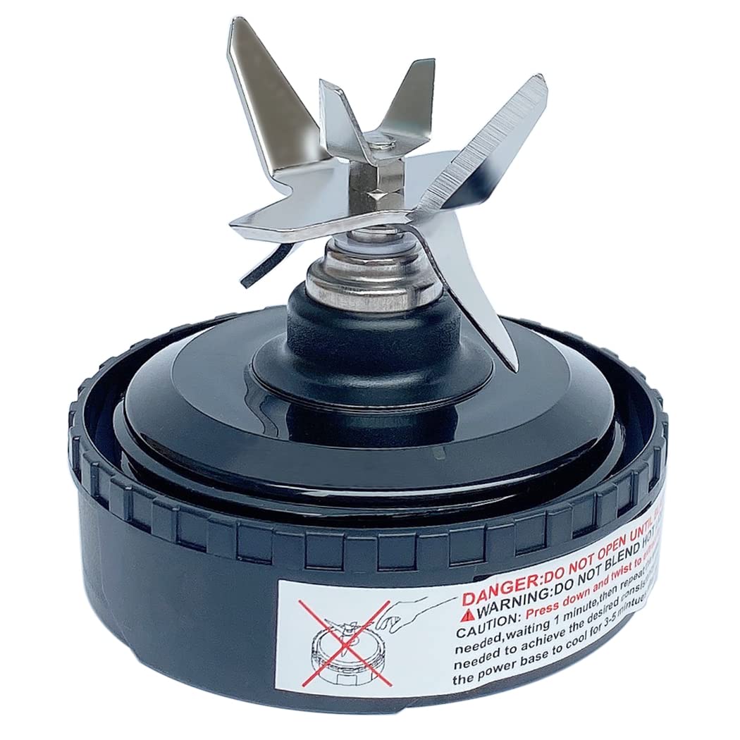 Veterger Replacement Parts Blade Assembly with 2 cups, Compatible with Ninja Blender BL810 BL810C BL810Q BL820