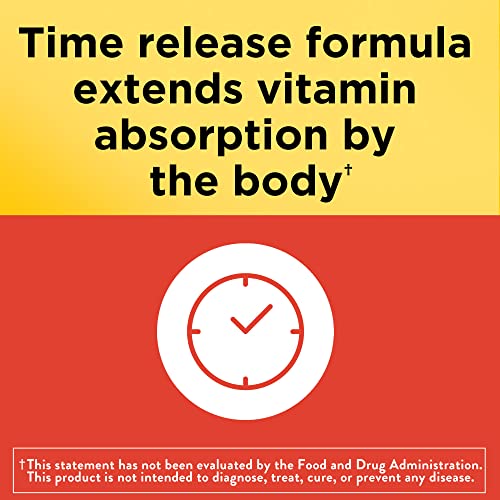 Nature Made Vitamin C 1000 mg Time Release Tablets with Rose Hips, 60 Count to Help Support the Immune System (Pack of 3)