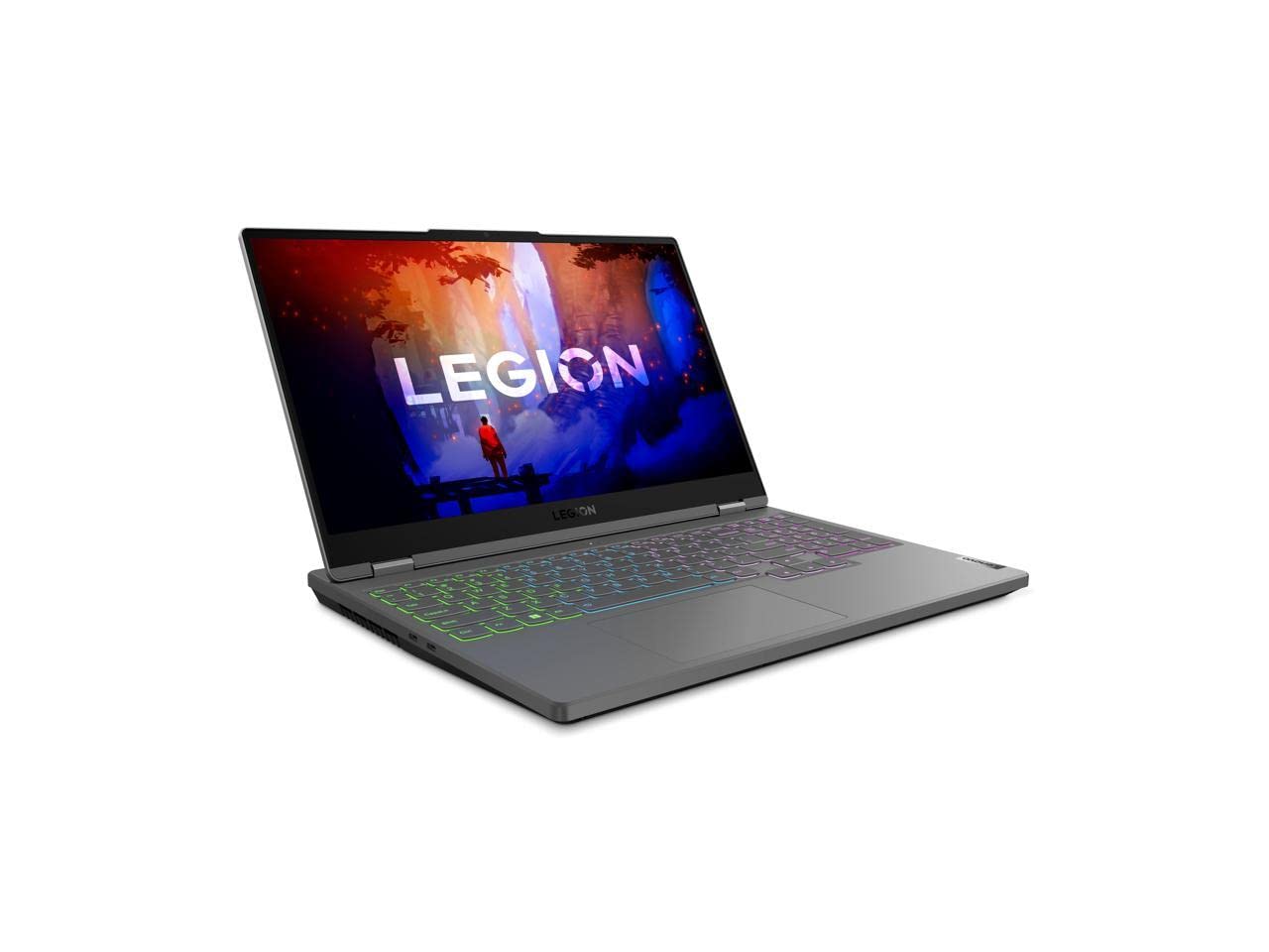 Lenovo Legion 5 15ARH7H, 15.6 Gaming Notebook, AMD Ryzen 7 6800H 3.20GHz, NVIDIA GeForce RTX 3060 Laptop GPU, 64GB RAM 2TB Storage, Wi-Fi 6E, Bluetooth 5.2, Win11, Storm Grey, W/GaLiMu
