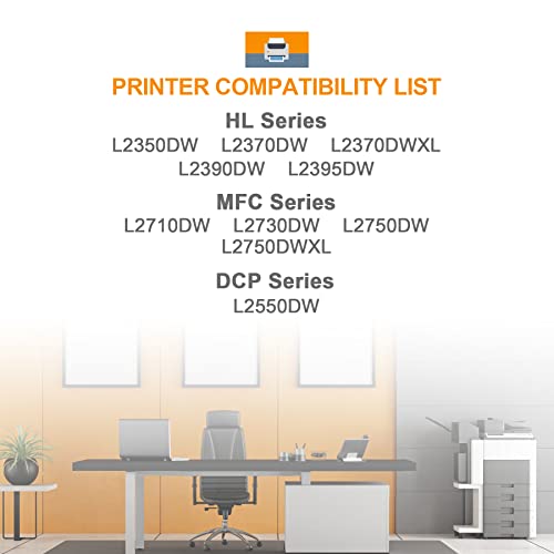 VAMTAY Compatible Toner Cartridge Replacement for Brother TN760 TN-760 TN730 TN-730 for MFC-L2710DW HL-L2395DW DCP-L2550DW HL-L2350DW Printer (2P Black)