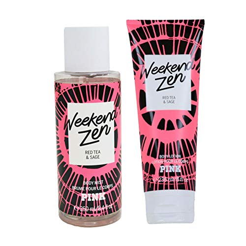 Victoria's Secret Pink Weekend Zen Body Mist & Lotion Set