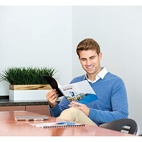 Fellowes 52089 Presentatn Covers,Sqr.Corners,Unpch,11-1/4-Inch X8-3/4-Inch,100/Pk,Cl