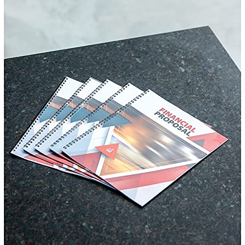 Fellowes 52089 Presentatn Covers,Sqr.Corners,Unpch,11-1/4-Inch X8-3/4-Inch,100/Pk,Cl