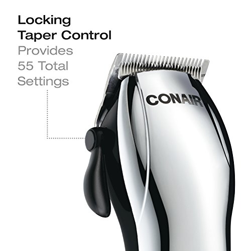 Conair Cordless 22-piece Hair Clipper, Use Corded or Cordless