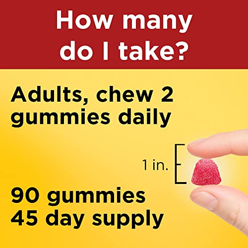 Nature Made Fish Oil Gummies, Omega 3 Fish Oil Supplements, Healthy Heart Support, 90 Gummies, 45 Day Supply