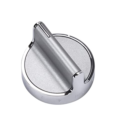 Whirlpool W10766544 Control Knob, Stainless Steel
