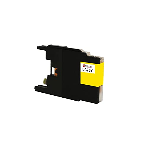 Laser Tek Services Compatible Ink Cartridge Replacement for Brother LC-75 LC75C LC75M LC75Y Works with Brother MFCJ6510DW J6710DW Printers (Cyan, Magenta, Yellow, 3 Pack)
