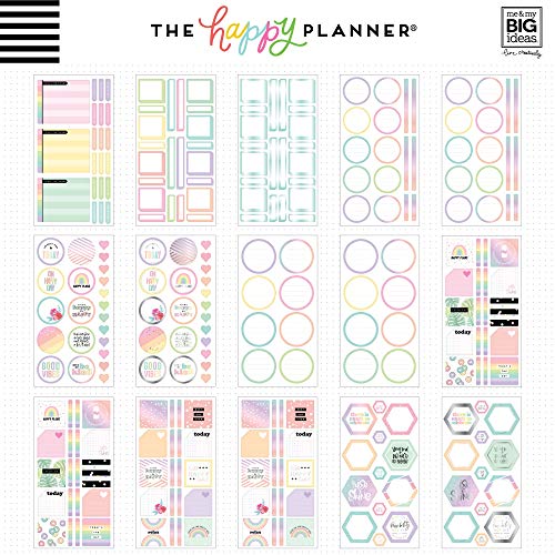 ME & MY BIG IDEAS Happy Planner STCKRS, Pastels, 2956/Pkg