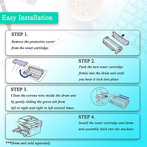 HIINK Compatible Toner Replacement for Brother TN660 TN630 Toner Use in DCP-L2520DW DCP-L2540DW HL-L2300D HL-L2360DW HL-L2320D HL-L2380DW HL-L2340DW MFC-L2700DW MFC-L2720DW MFC-L2740DW(Black, 2-Pack)