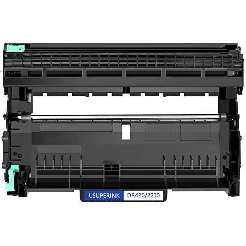 SuperInk Compatible Drum Unit Replacement for Brother DR420 DR-420 to use with HL-2240d HL-2270dw HL-2280dw MFC-7240 MFC-7360n MFC-7460DN MFC-7860dw DCP-7065DN IntelliFax 2840 2940 (Black, 1-Pack)