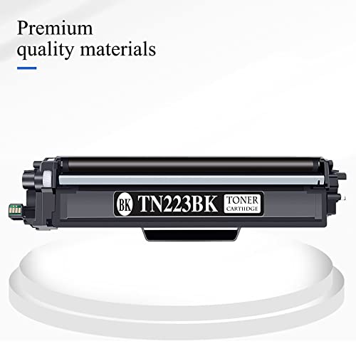 (2 Pack) TN223BK Compatible TN-223BK Black Toner Cartridge Replacement for Brother MFC-L3770CDW Brother MFC-L3710CW Brother MFC-L3750CDW Printer Toner.
