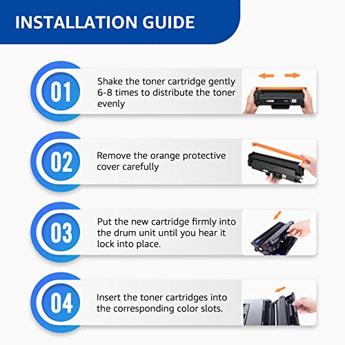 TN760 Toner Cartridge Replacement Compatible for Brother TN760 TN-760 TN 760 730 TN-730 for MFC-L2710DW HL-L2370DW HL-L2395DW HL-L2350DW MFC-L2750DW DCP-L2550DW Printer (Black, 2-Pack)