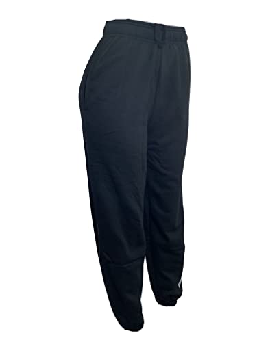 Victoria's Secret Pink Fleece Baggy Campus Sweatpants Color Black Size X-Small New