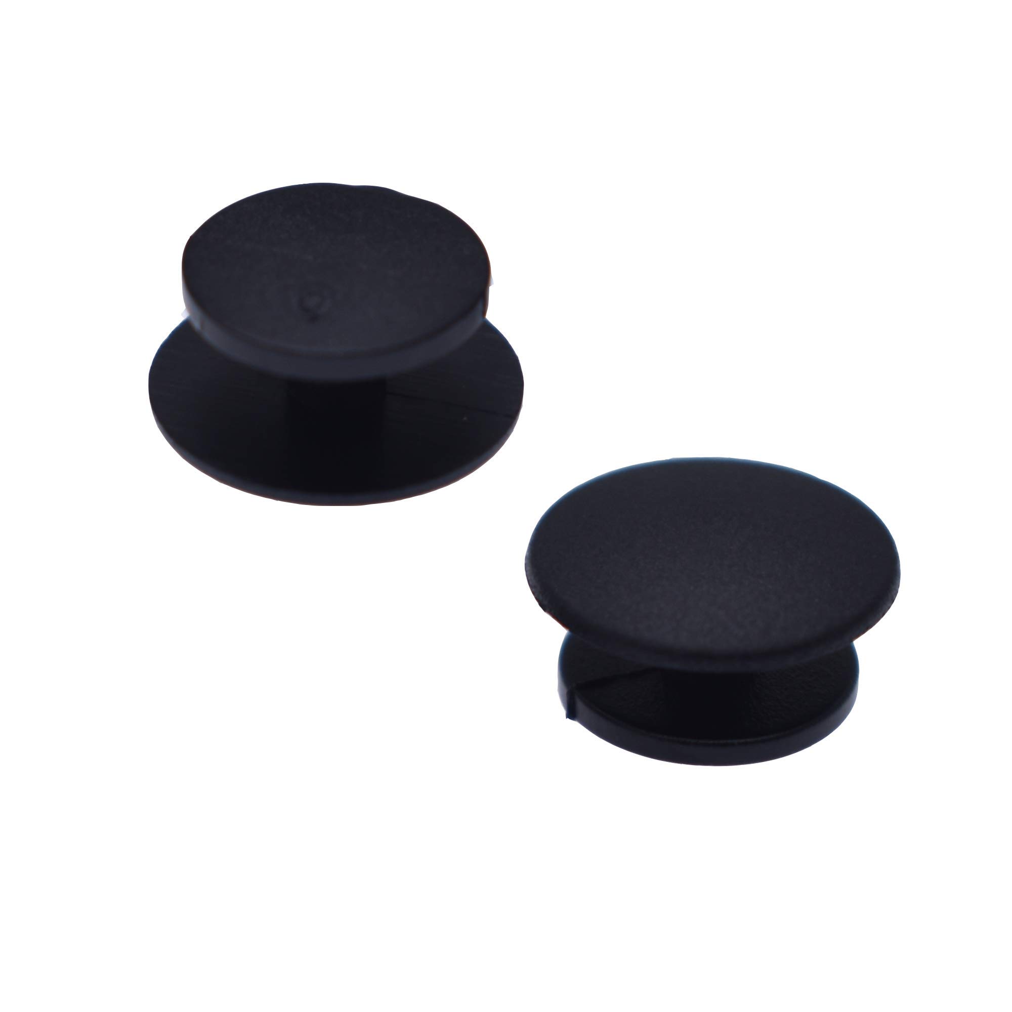 YEALQUE 250pcs Black Buckle Plastic Button Accessories Charm Backs for Flat Shoe Charms and Wristband Charms Back Factory DIY Ornaments