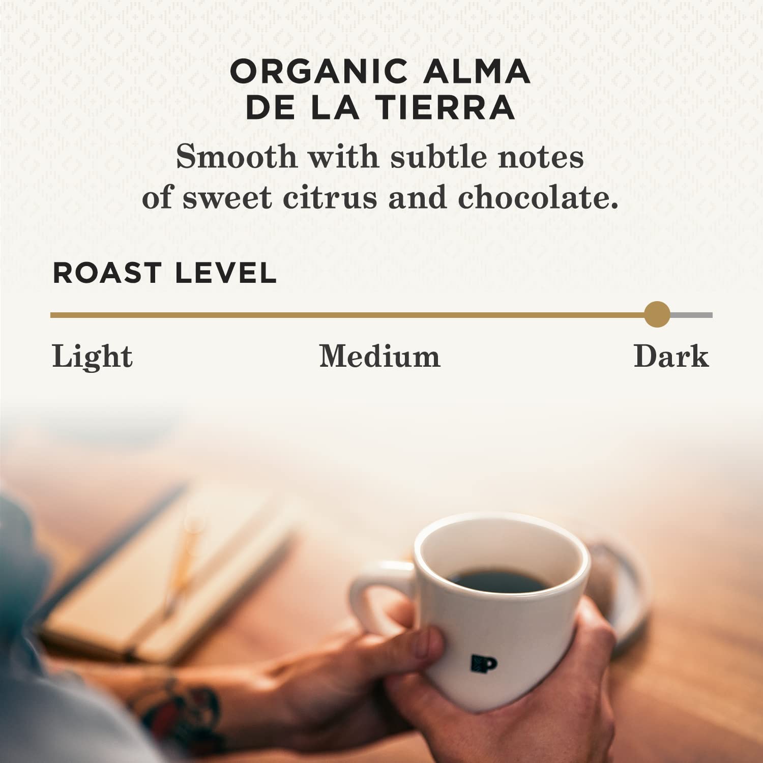 Peet's Coffee, Dark Roast K-Cup Pods for Keurig Brewers - Organic Alma de la Tierra, USDA Organic 60 Count (6 Boxes of 10 K-Cup Pods) Packaging May Vary