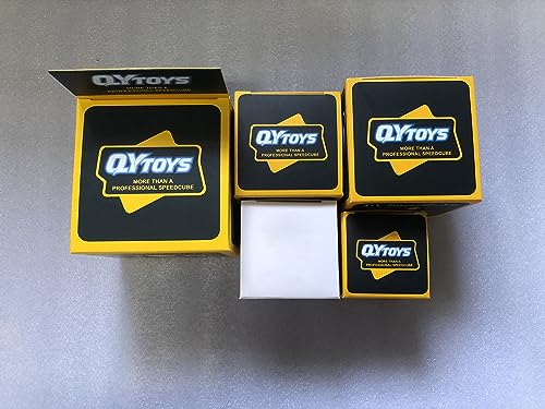 Roxenda Speed Cube Set, Speed Cube Bundle of 2x2 3x3 4x4 Megaminx and Pyramid Cube Smoothly Stickerless Magic Cubes Collection for Kids Teens & Adults [5 Pack]