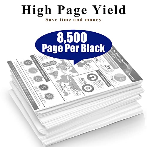 High Yield TN-750 2 Pack Black Toner TN750 Toner Cartridge Compatible Replacement for HL-5440D 5450DN 5470DW DCP-8110DN 8150DN 8155DN MFC-8710DW 8810DW 8910DW Printer, by EAXIUE