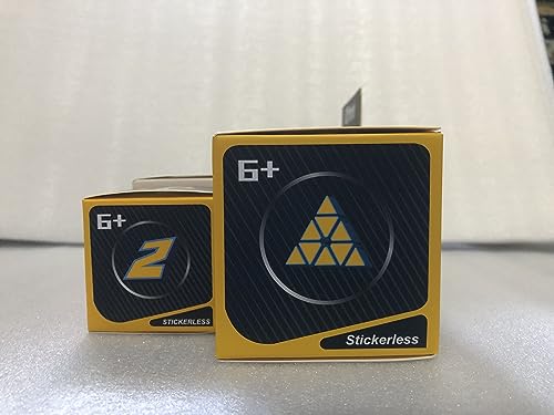 Roxenda Speed Cube Set, Speed Cube Bundle of 2x2 3x3 4x4 Megaminx and Pyramid Cube Smoothly Stickerless Magic Cubes Collection for Kids Teens & Adults [5 Pack]