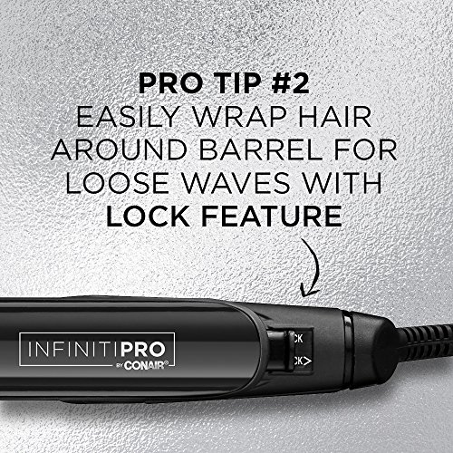 INFINITIPRO BY CONAIR 2-in-1 Styler; Curl or Straighten with 1 Tool; 1-inch; Black