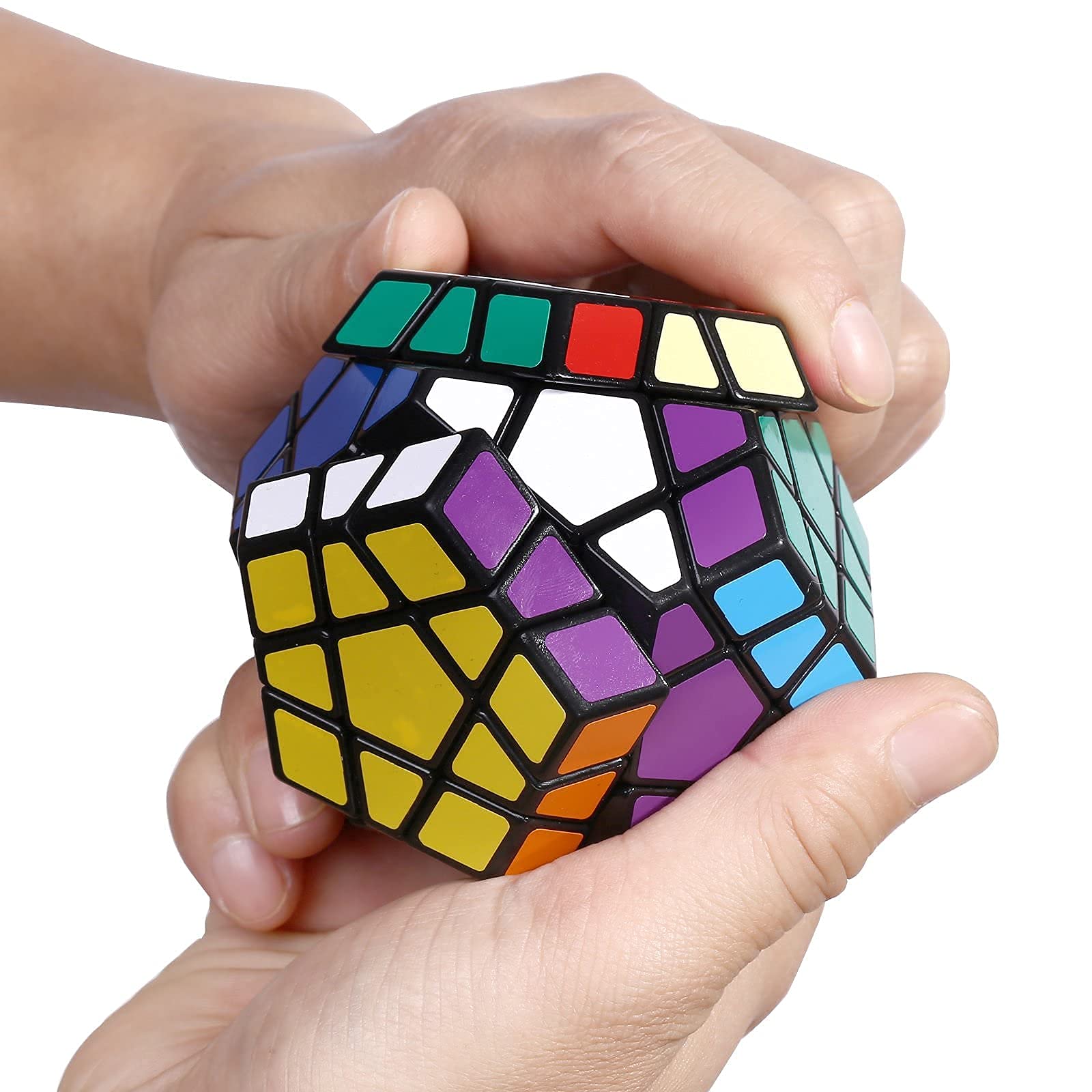 Dreampark 3x3 Megaminx Speed Cube Puzzle Toy, Black