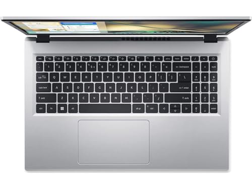 acer Aspire 3 Thin and Light Business Laptop | 15.6"" FHD IPS | AMD 4-core Ryzen 3 7320U | 8GB DDR5 256GB SSD | AMD Radeon 610M Graphics USB-C Long Battery Life Win11Pro + HDMI Cable, Silver