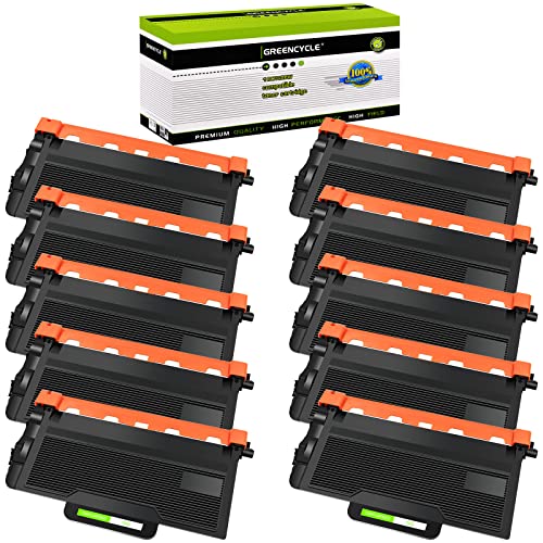 greencycle TN850 Toner Cartridge Replacement Compatible for Brother DCP-L5500DN/L5600DN/L5650DN HL-L6200DW/L6200DWT/L5200DWT/L5200DW/L5100DN/L5000D MFC-L5850DW/L5900DW Printer (Black,10 Pack)