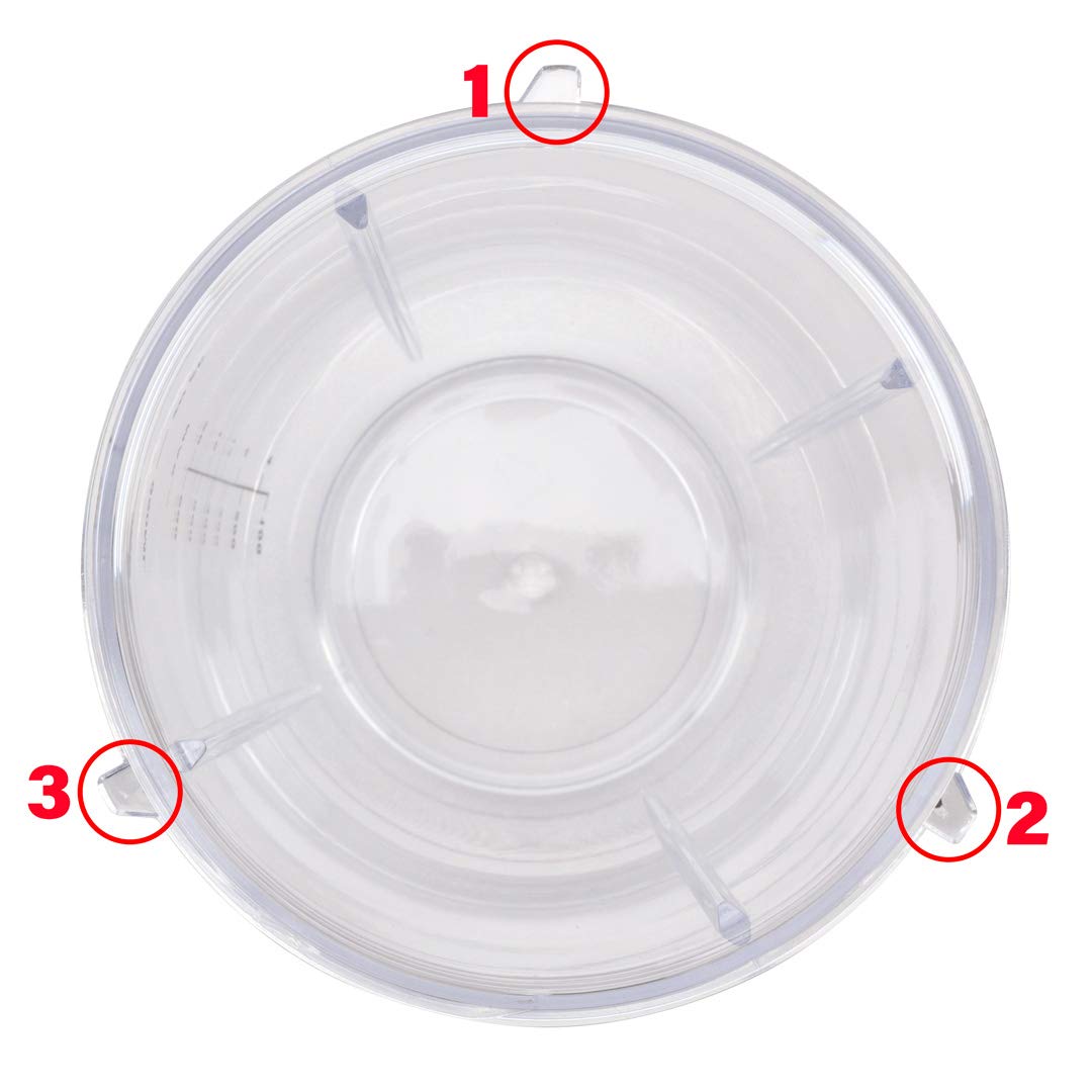 32 oz Tall Colossal Cup Replacement Part Compatible with Nutri Bullet 600W 900W Blenders NB-101B NB-101S NB-201