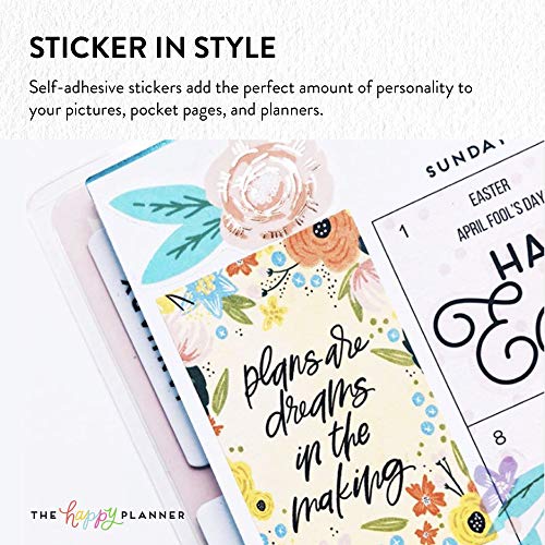 me & my BIG ideas Sticker Value Pack - The Happy Planner Scrapbooking Supplies - Memory Keeping Theme - Multi-Color - Great for Projects, Scrapbooks & Albums - 30 Sheets, 432 Stickers Total