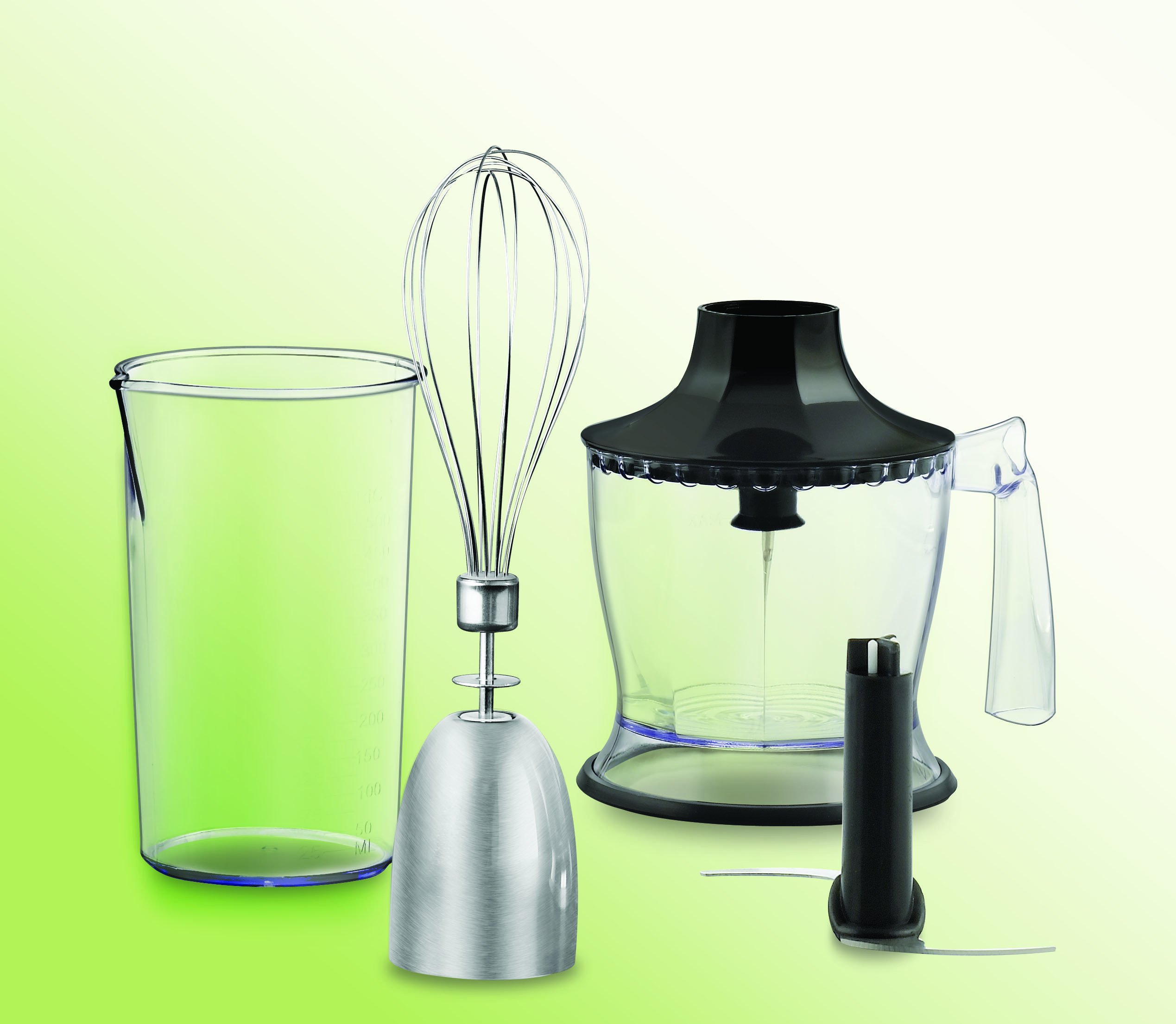Juiceman HB0001S Juiceman Stainless Steel Hand Blender and Accessories