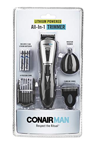 ConairMAN Lithium Ion Cordless All-In-1 Beard Trimmer for Men