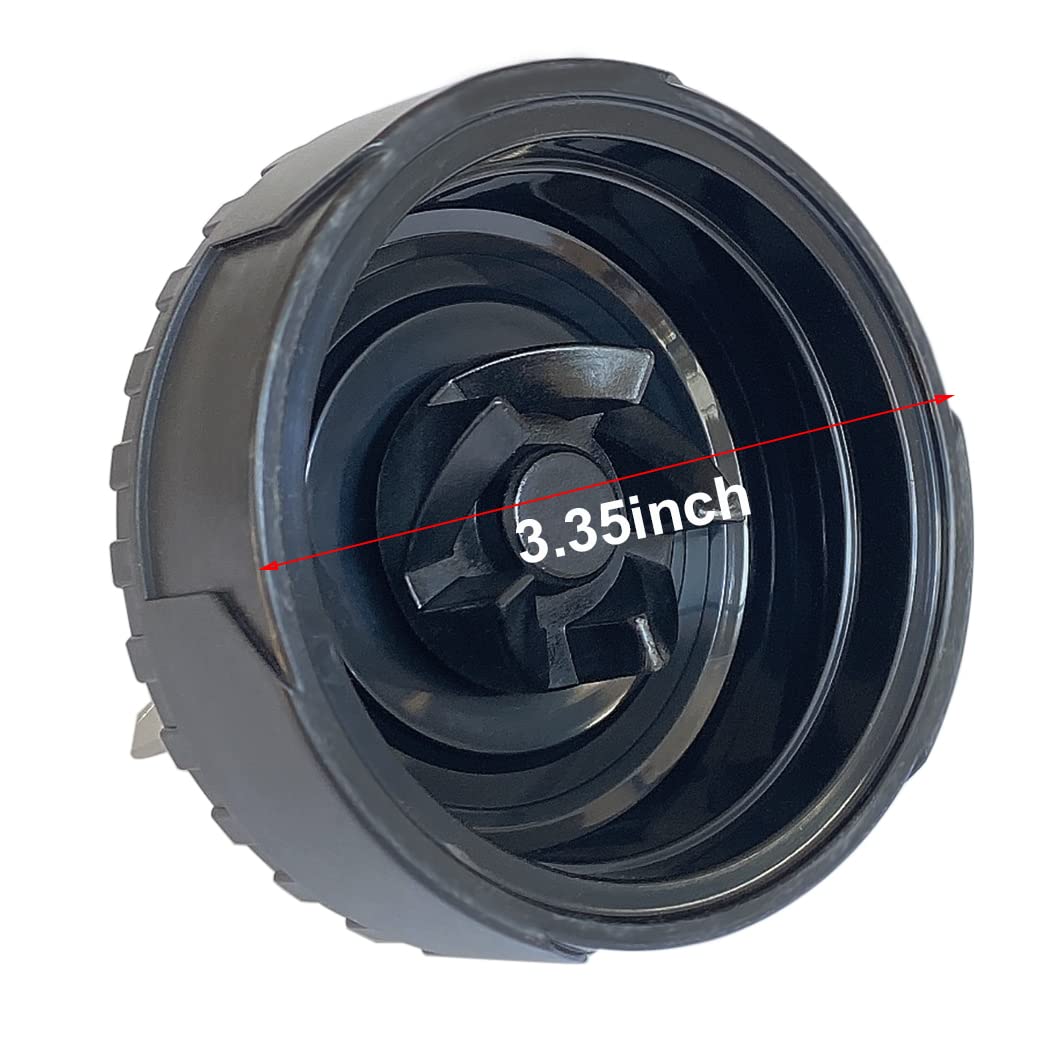 Veterger Replacement Parts 5 Fins Blade with 2 16oz cups, Compatible with Ninja Blender QB3000/QB3000SSW/QB3004/QB3005