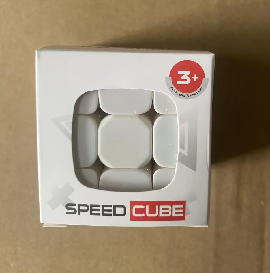 Full Size 3x3x3 Speed Cube Set, 2.2in Puzzle Party Favors Toy Stickerless Magic Cube Set, School Classroom Prize for Students, Birthday Party Stocking Stuffers Gifts for Kids Teens Adults (1 Pack)
