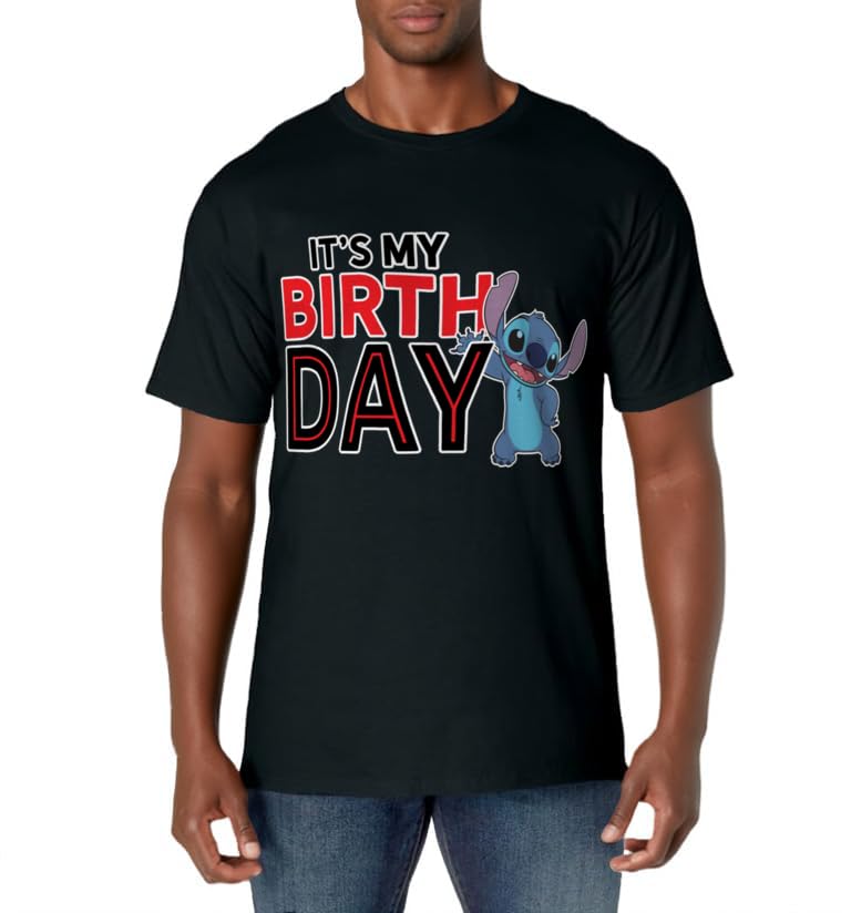 Lilo & Stitch - Happy Birthday T-Shirt