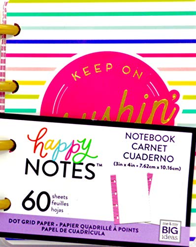Me & My Big Ideas Happy Planner Micro Memo Book W/60 Sheets-Bright Dot Grid