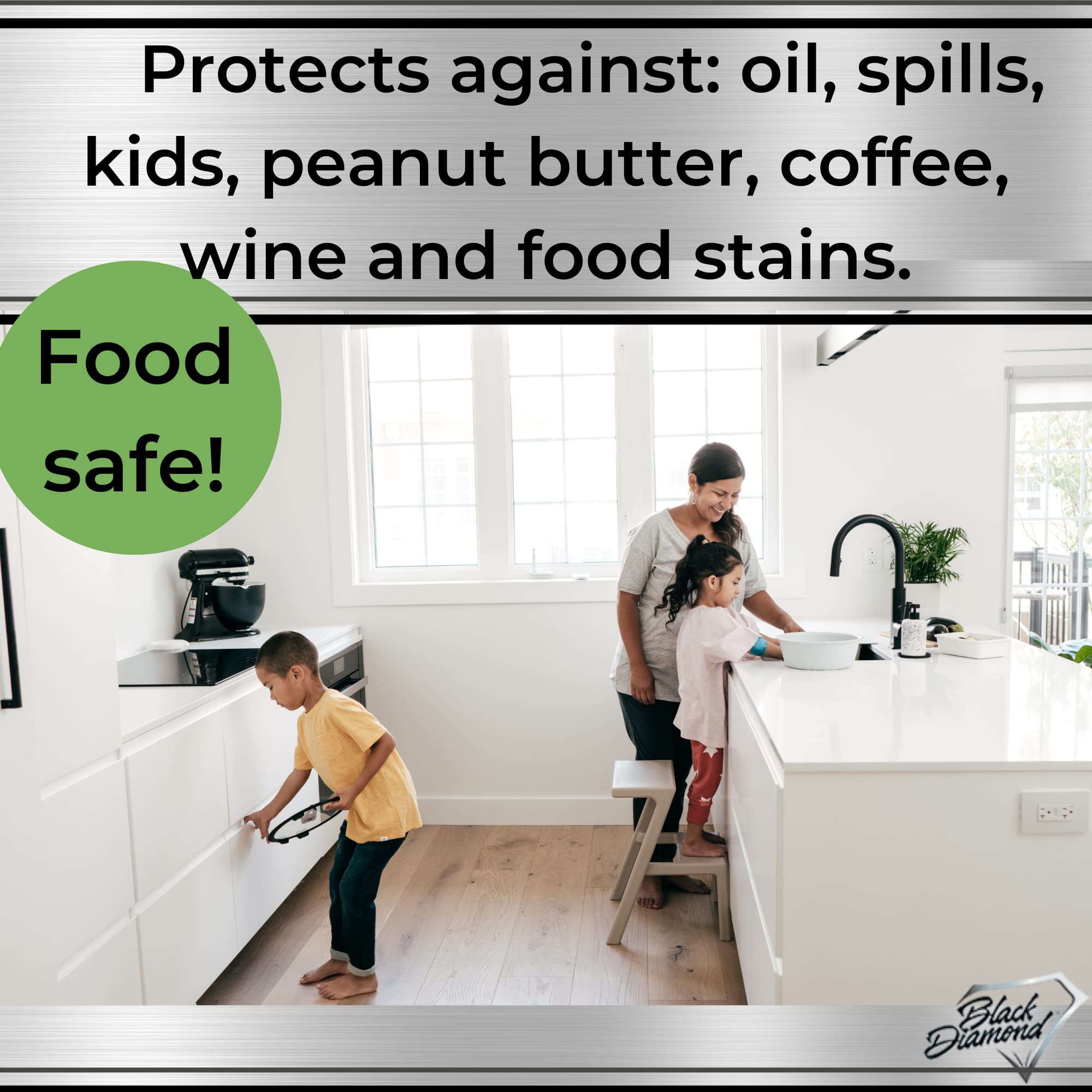 Black Diamond Stoneworks Granite Polish Preserver: Wax & Protectant β Best Protector & Care Product for Easy Maintenance Countertops, Marble β Streak-Free Finish.