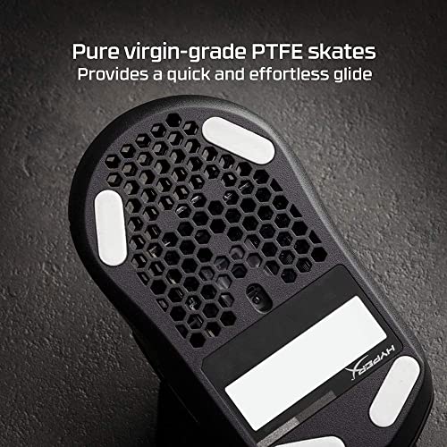 HyperX Pulsefire Haste β Gaming Mouse β Ultra-Lightweight, 59g, Honeycomb Shell, Hex Design, HyperFlex USB Cable, Up to 16000 DPI, 6 Programmable Buttons - Black/Red