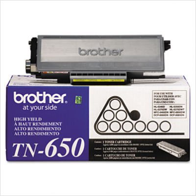 Brother TN-650 Toner Cartridge - Retail Packaging