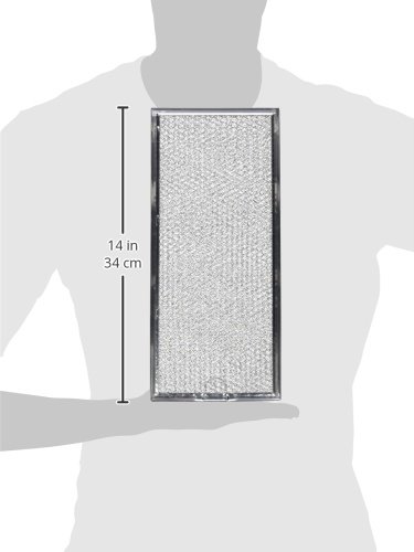 Whirlpool 6802A Microwave Grease Filter, 1 Count (Pack of 1), Grey