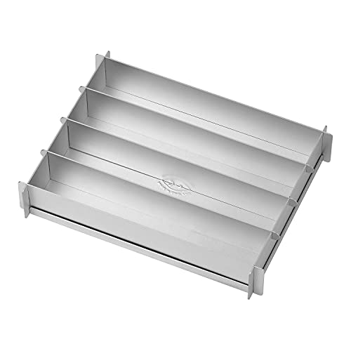 Tala 10A21459 Battenberg Battenburg Cake Pan, Commercial Weight Anodised Aluminium, Silver, 20 x 15 x 4cm (8 x 6 x 1.5)