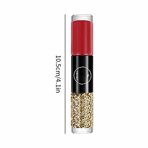 Oily Two Color Nail Polish New Quick Drying Durable Non Stripping Nail Polish 12ml Nail Diamonds Nail Stick (T, One Size)