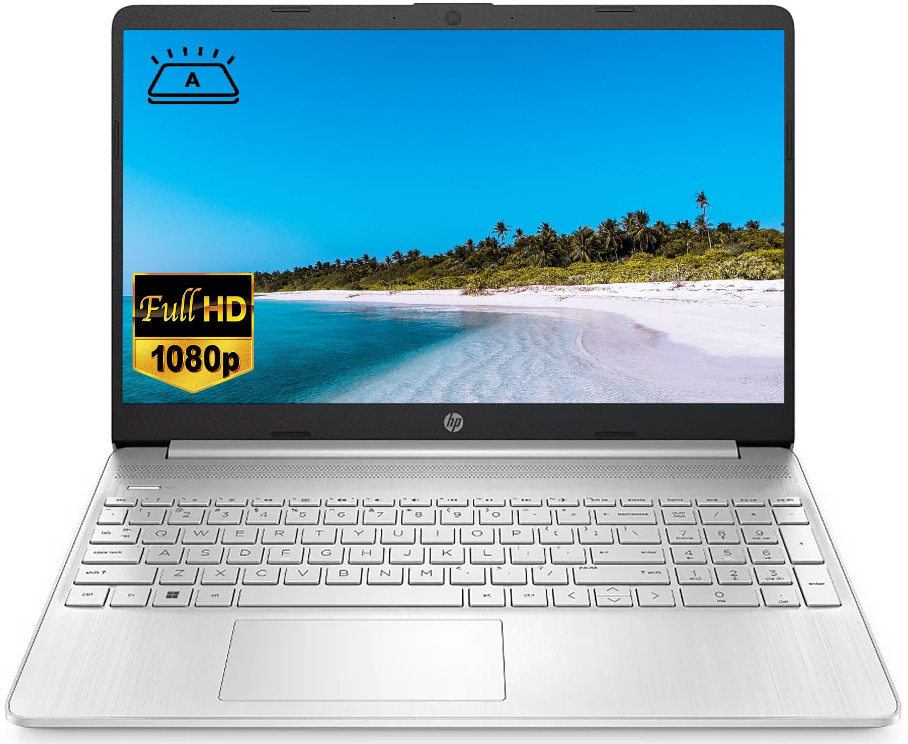 HP 15.6" FHD Thin Light Laptop Computer, 6-Core AMD Ryzen 5 5500U(> i7-1060G7), 16GB RAM, 1TB NVMe SSD, WiFi, Camera, HDMI, Fast Charge, Win 11, w/BWE Accessories