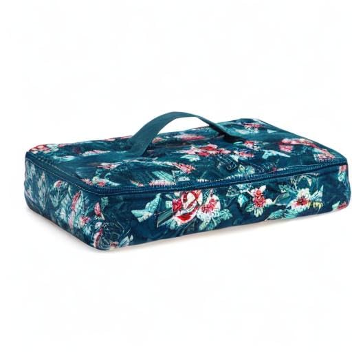 Vera Bradley Women's Cotton Heat Resistant Casserole Carrier, Rose Toile - Recycled Cotton, One Size