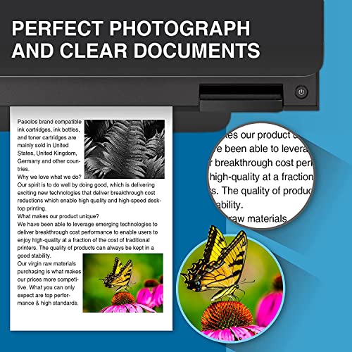 Paeolos Compatible Ink Cartridges Replacement for Brother LC75 Work with MFC-J6510DW MFC-J6710DW MFC-J6910DW MFC-J280W, 5 Packs (5 Black)