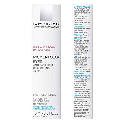 La Roche-Posay Pigmentclar Anti-Dark Circle Brightening Eye Cream, 0.5 Fl oz