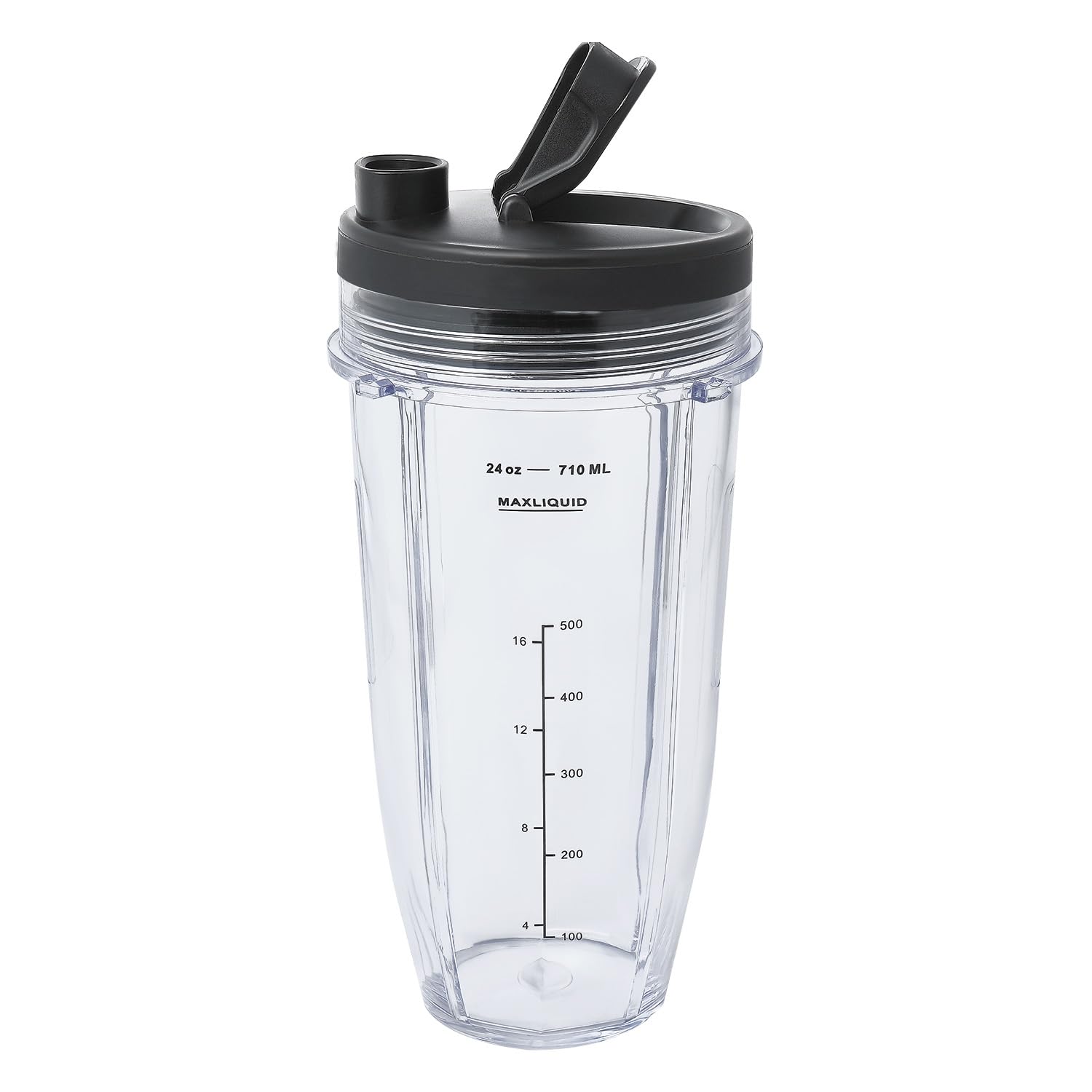 Blender Cups for Ninja, Blender Replacement Parts 24oz Cup with Sip & Seal Lid for Nutri Ninja Auto IQ Series BL450 BL480 BL640 BL642 SS101 SS351, For Smoothies, Shakes & More, Durable and Sturdy