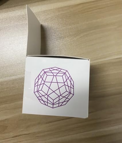Megaminx Cube, Roxenda 3x3x3 Pentagonal Speed Cube Dodecahedron Magic Cube Puzzle Toy (Black)