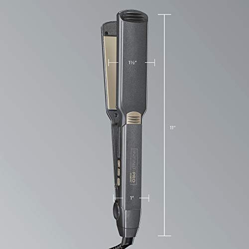 INFINITIPRO BY CONAIR Tourmaline Ceramic Flat Iron, 1 1/2-inch
