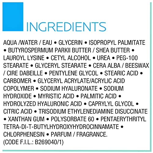 La Roche-Posay HydraphaseHA Rich, Hyaluronic Acid Face Moisturizer for Dry Skin with 72HR Hydration, Oil Free & Non-Comedogenic, 50 ML , 1.69 fl. oz.