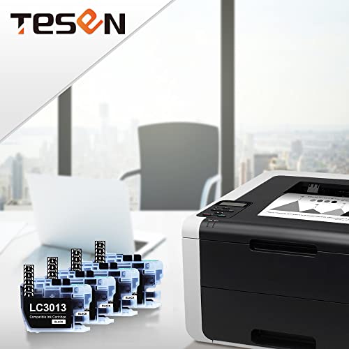 TESEN Compatible LC3013 LC3011 Ink Cartridge Replacement for Brother 3013 LC 3013 3011 Use with Brother MFC-J497DW MFC-J895DW MFC-J491DW J497DW MFC-J690DW Series Printer (4 Pack, Black)